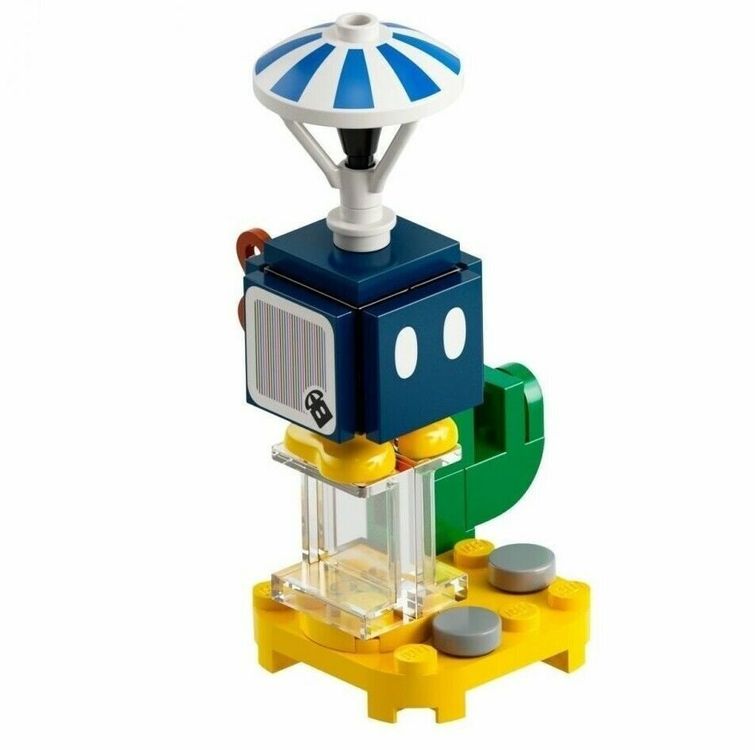 PARACHUTE BOB-OMB LEGO MINIFIGURE 71394 SUPER MARIO serie 3 (Nuovo ...