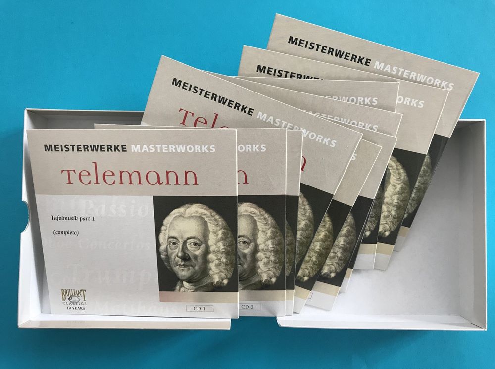10 CD BOX: G.P. TELEMANN MEISTERWERKE (Gebraucht) in Zürich für CHF 5 ...