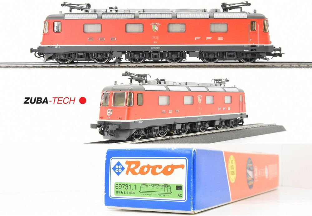 Roco 69731,1 E-Lok Re 6/6 der SBB, H0 WS, Digital mit OVP | Kaufen auf ...