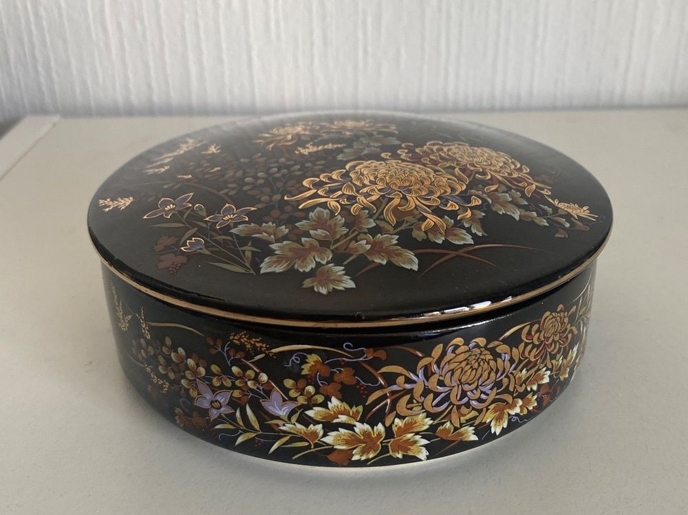 imperial Kiku Vintage boîte céramique | Kaufen auf Ricardo