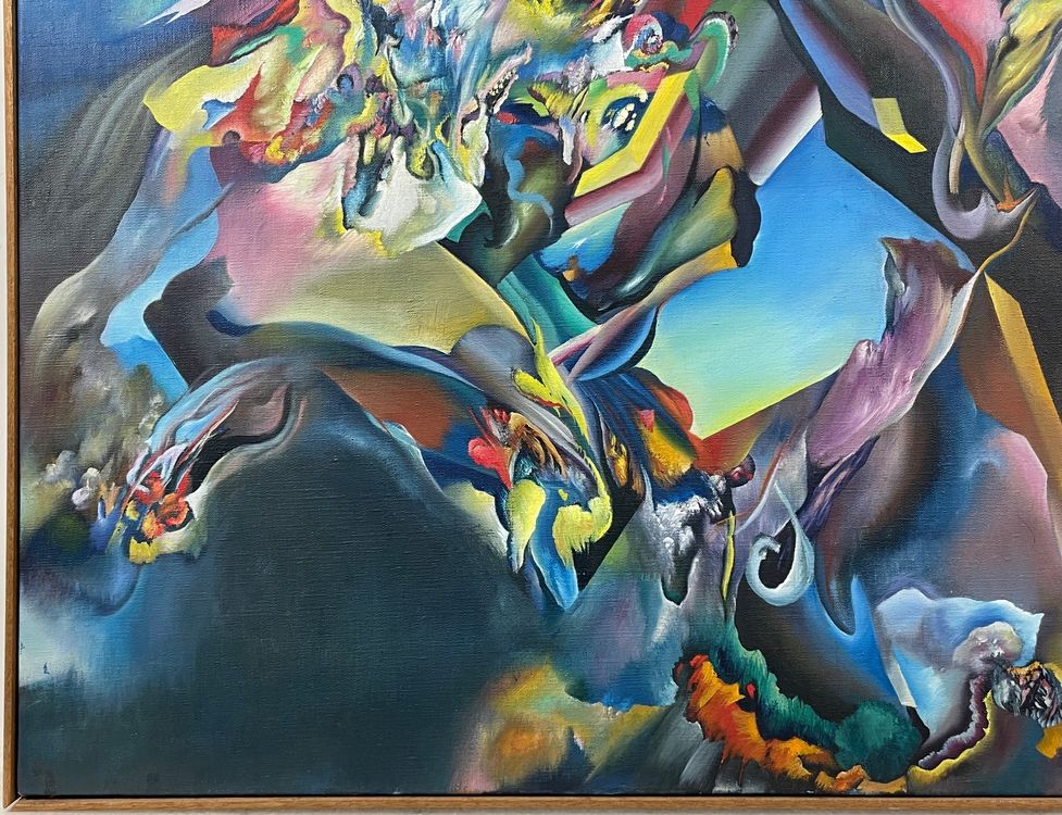 Theo Gerber (1928-1997) grosses Gemälde | Kaufen auf Ricardo