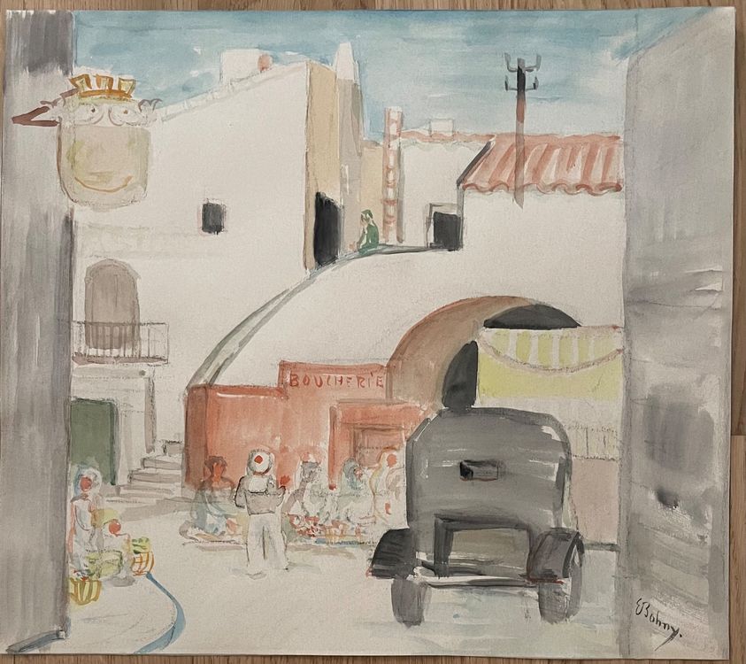 Elisabeth Bahny (1900-1991)Aquarell (Gebraucht) in Root für CHF 5 – mit ...