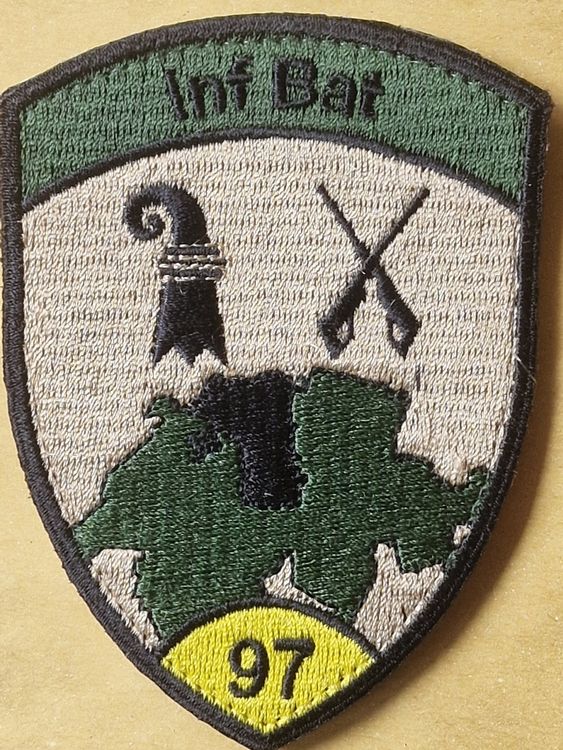 Infanterie Abzeichen Badge Inf Bat 97 Gelb Klett | Kaufen auf Ricardo