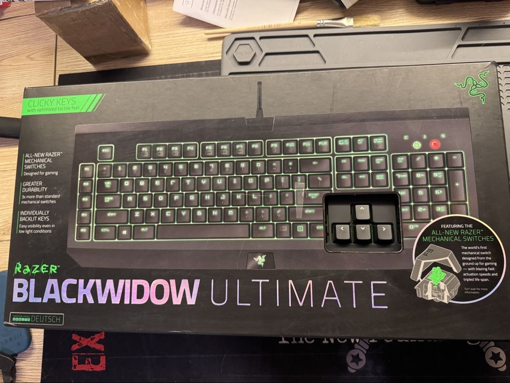 Razer BlackWidow Ultimate – Mechanische Gaming-Tastatur (DE- (Gebraucht ...