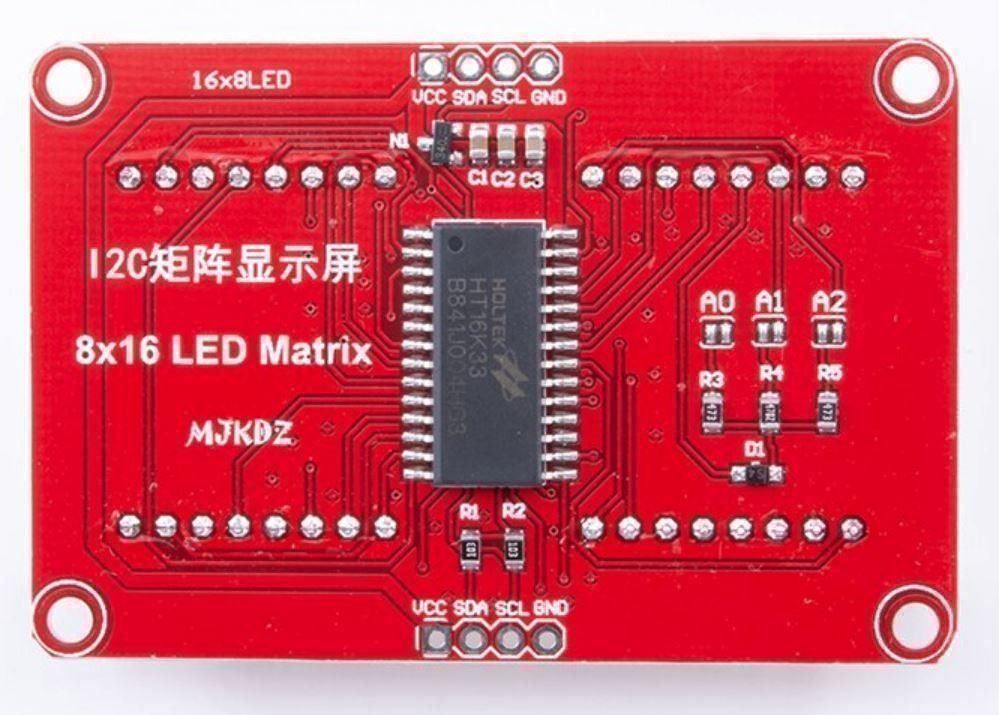 16x8 LED I2C Matrix für Arduino | Kaufen auf Ricardo