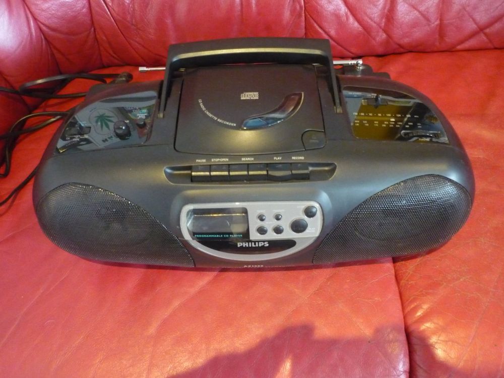 Neuwertig - Philips AZ 1000 Radio Kassettenrecorder CD (Gebraucht) in ...