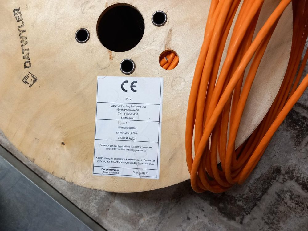 Datenkabel KAT7 für die Hausinstallation von Dätwyler (Neu (gemäss ...