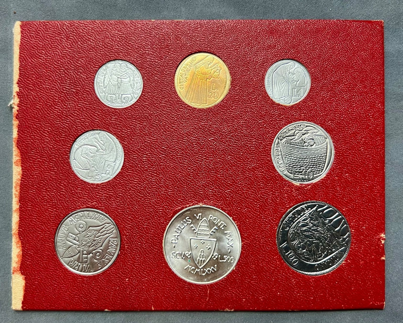 Vatikan Münzsatz 1975 – Anno Santo Papst Paul VI, Silber (Neu (gemäss ...