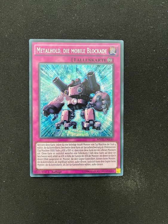 Metalhold, die mobile Blockade (MVP1-DES30), Secret Rare (Gebraucht) in ...