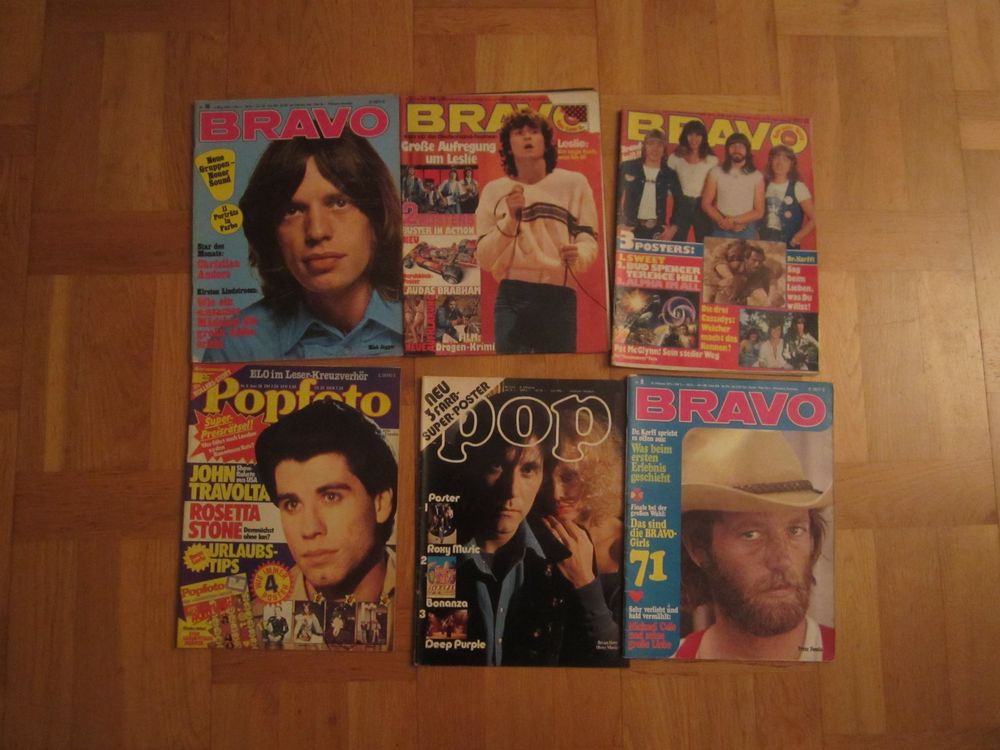 6 X MUSIK-MAGAZINE:BRAVO-POP+POPFOTO !!!! (Gebraucht) in Volketswil für ...