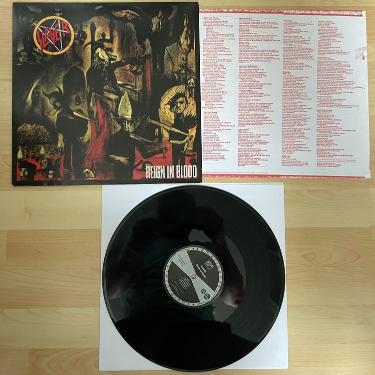 Slayer – Reign In Blood Vinyl Lp RAR Neu und unbespielt (Gebraucht) in ...