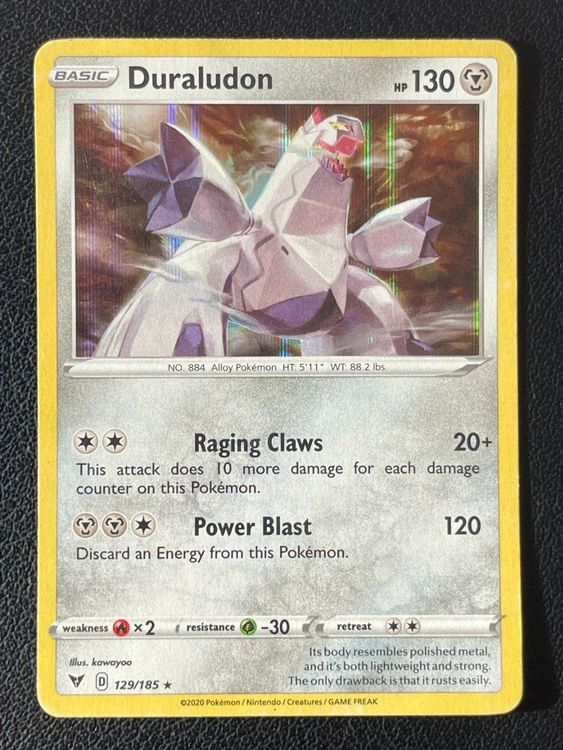 Duraludon 129/185 Holo Rare Pokémon Vivid Voltage (Neu (gemäss ...