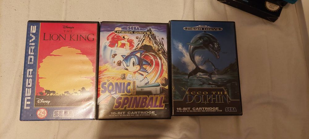Sonic Pinball + Lion King + Ecco the Dolphin boîtes + livret (Gebraucht ...