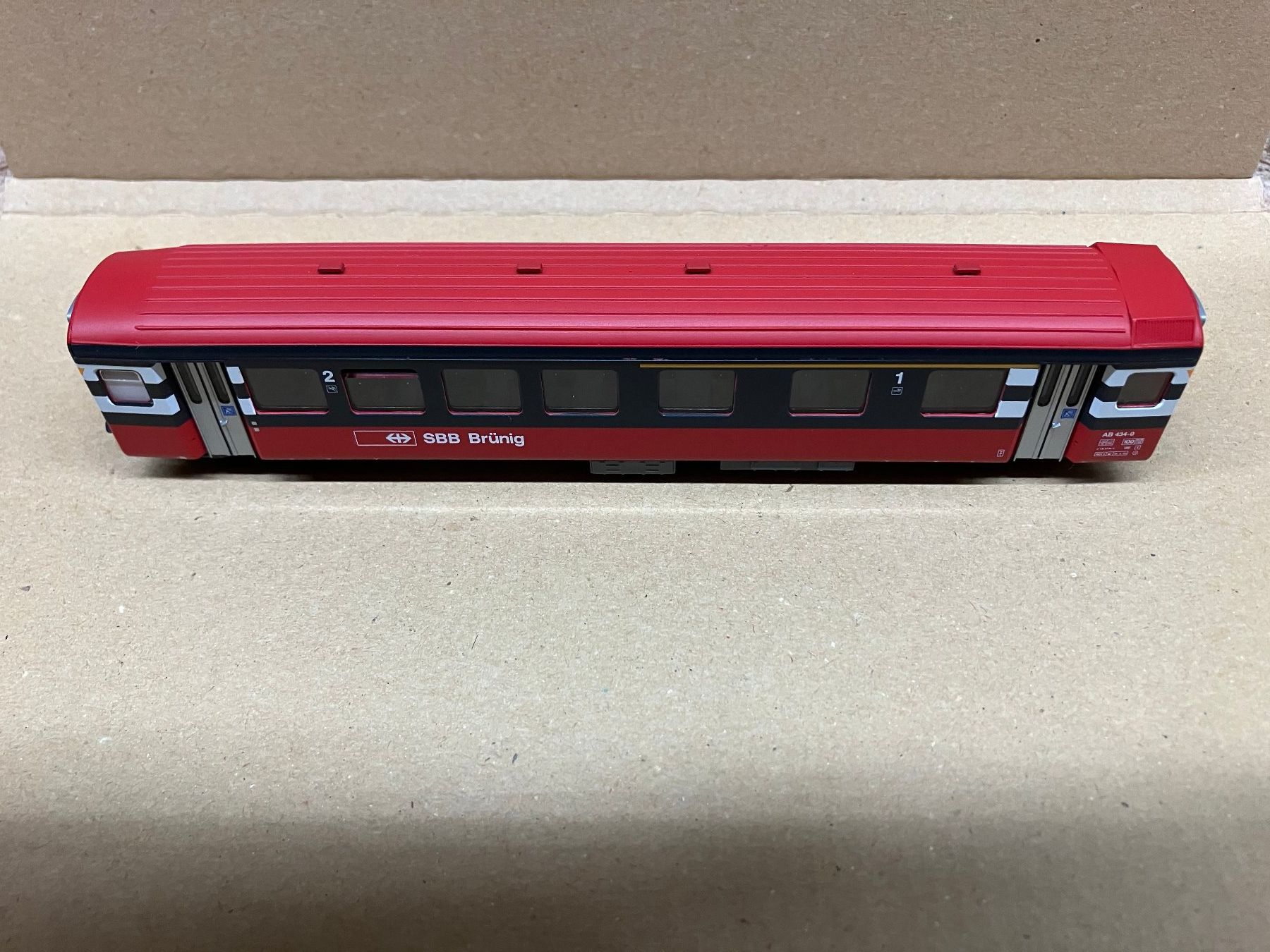 Bemo 3277 444 SBB Brünig Personenwagen AB, Ep. V, H0m (Neu (gemäss ...