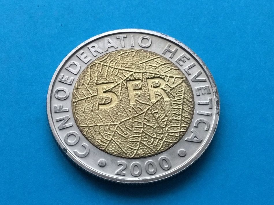 5 Franken Gedenkmünzen 150 J.Schweizer Franken 2000 | Kaufen auf Ricardo