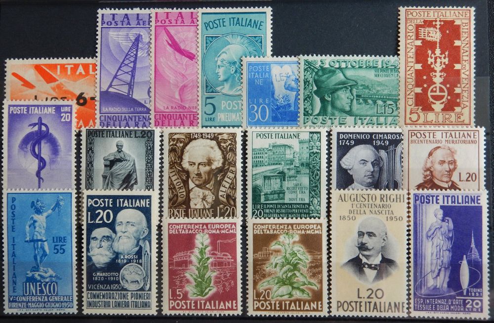 Italien ex. Kat. 751-832 * 1947/51 Kat. 145 Euro (Gebraucht) in Zürich ...