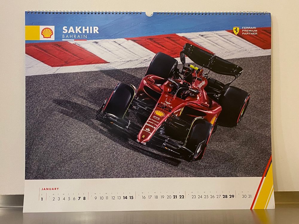 Shell Calendar 2023 - Scuderia Ferrari / Shell Kalender 2023 (Neu ...