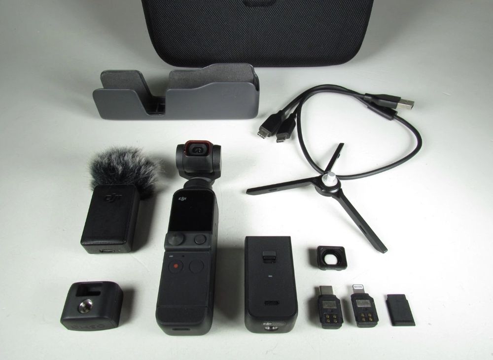 DJI Osmo Pocket 2 Creator Combo 4K Small Vlog Video Camera 3 (Usato) a ...
