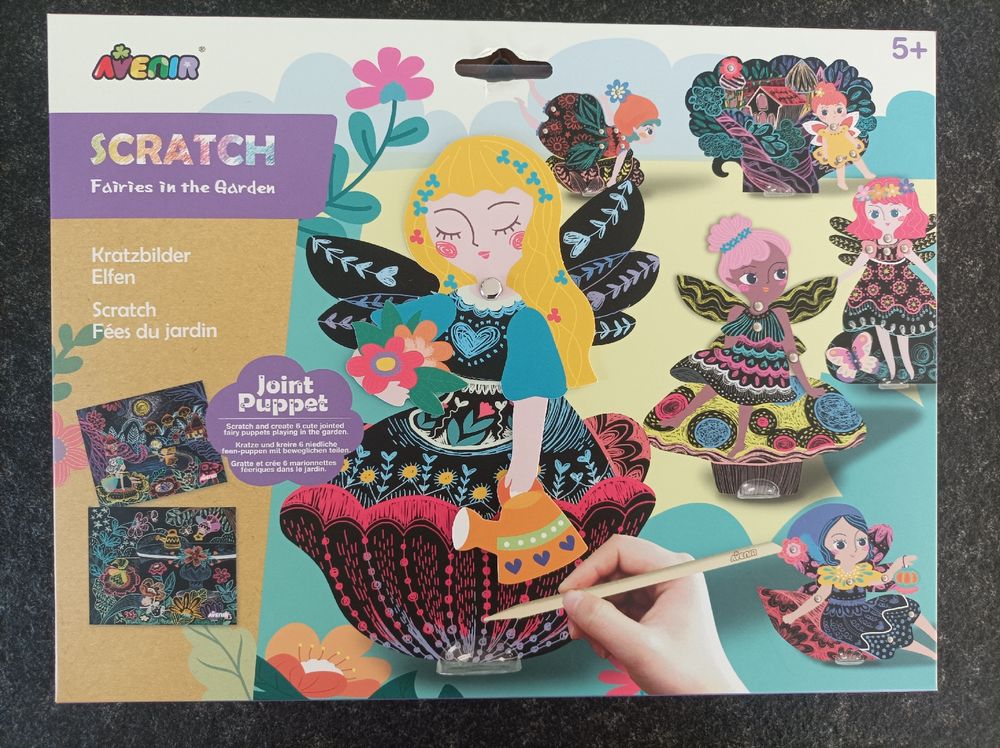 Avenir - Scratch Art joint Puppets - Fairies in the Garden! (Neu und ...