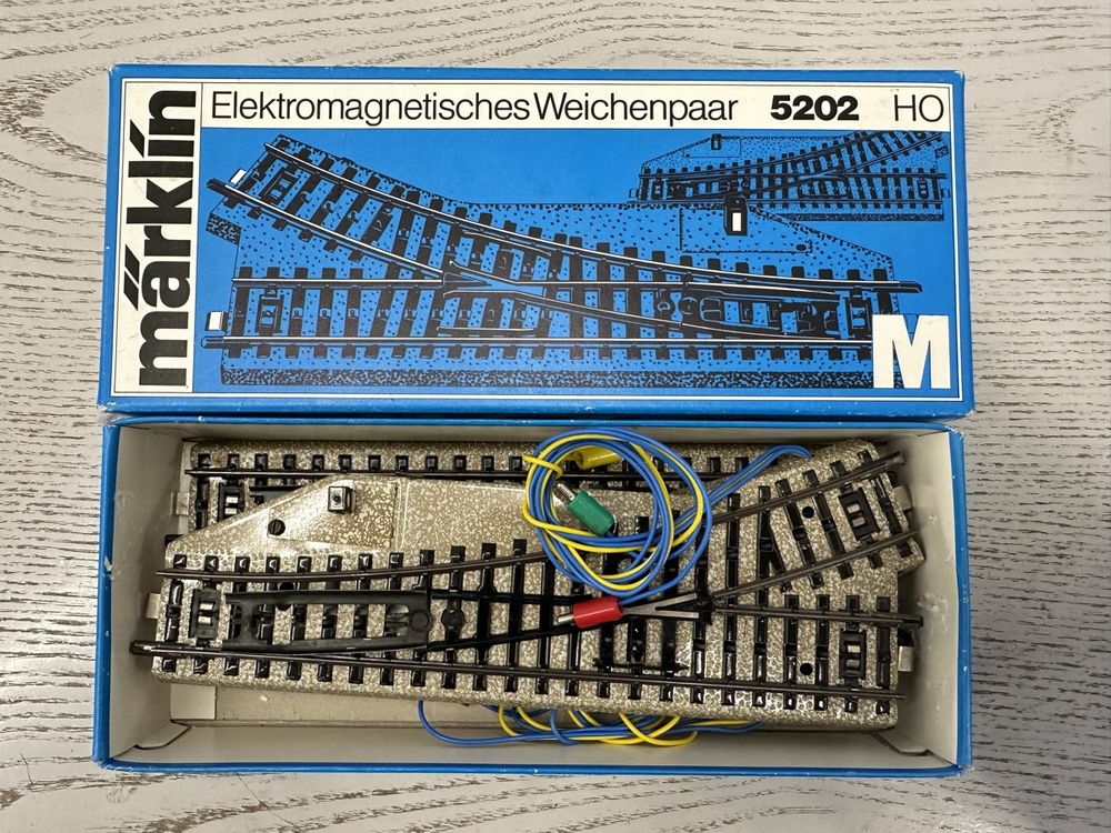 Märklin 5202 M-Weichenpaar OVP (Gebraucht) in Lupsingen für CHF 35 ...
