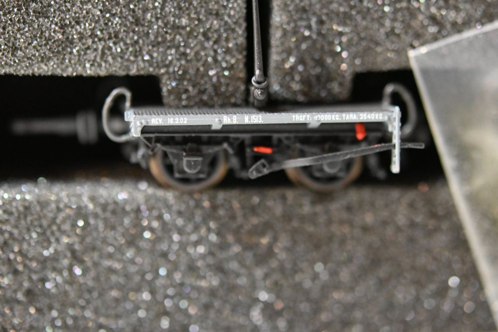 RhB N 1513 / 1520 Holzwagen Bemo Metal Collection HOm (Neu (gemäss ...