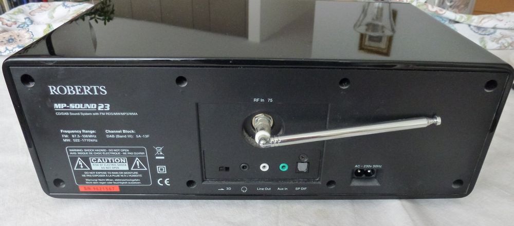 Radio CD Player Roberts MP-Sound 23 - mit DAB - ohne DAB+ (Gebraucht ...