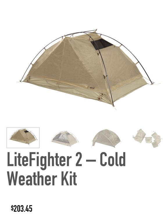 Original US Army Litefighter 2 komplett mit Cold weather set (Gebraucht ...