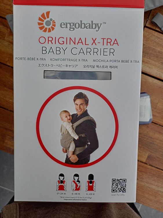 Ergobaby carrier / trage x-tra (Gebraucht) in Brügg BE für CHF 15 – mit ...