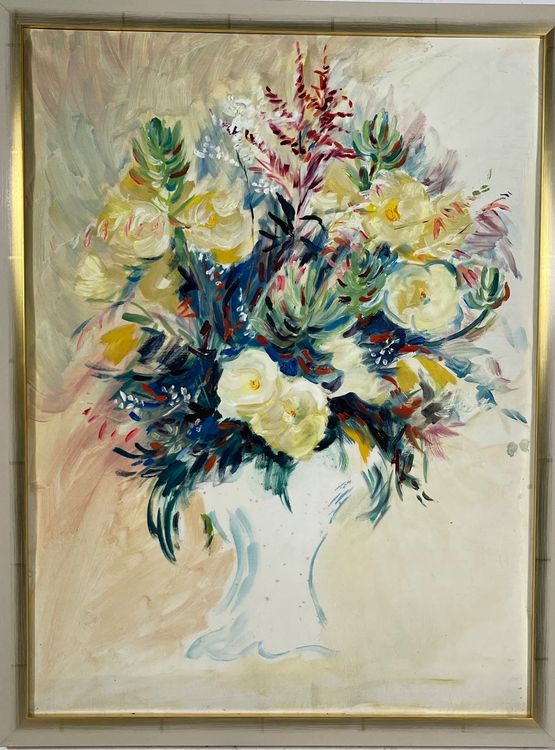 Stillleben Blumen mit Vase Gemälde (Gebraucht) in Root für CHF 25 – mit Lieferung auf Ricardo kaufen