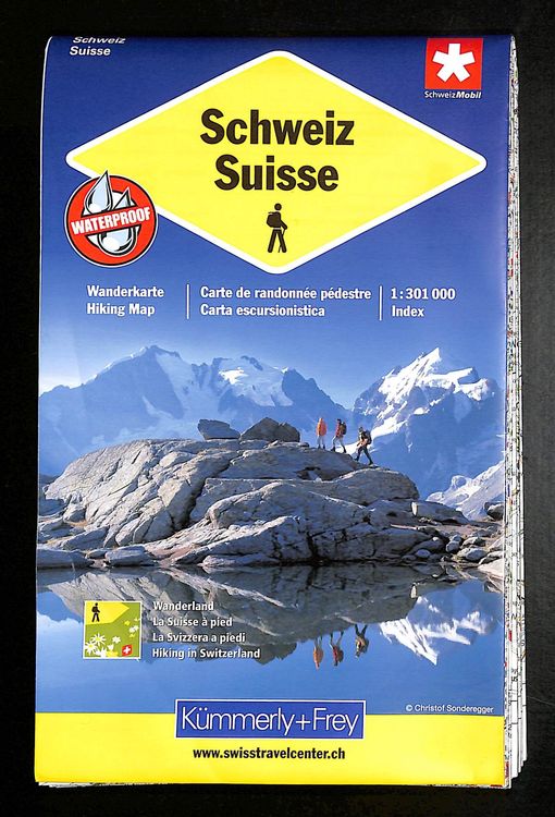 Wasserdichte Wanderkarte (1:301 000) 2011 Kümmerly + Frey | Kaufen auf Ricardo