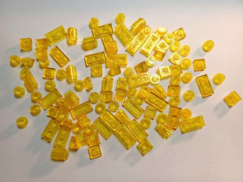 Lego 100 Transparent Gelbe Teile -P01 | Kaufen auf Ricardo