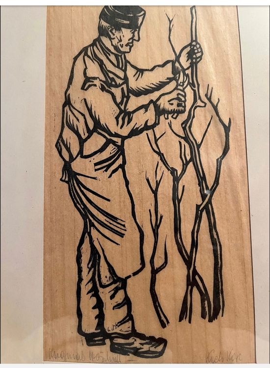 Original KREBS Karl Holzschnitt signiert (Gebraucht) in Basel für CHF 100 – mit Lieferung auf ...