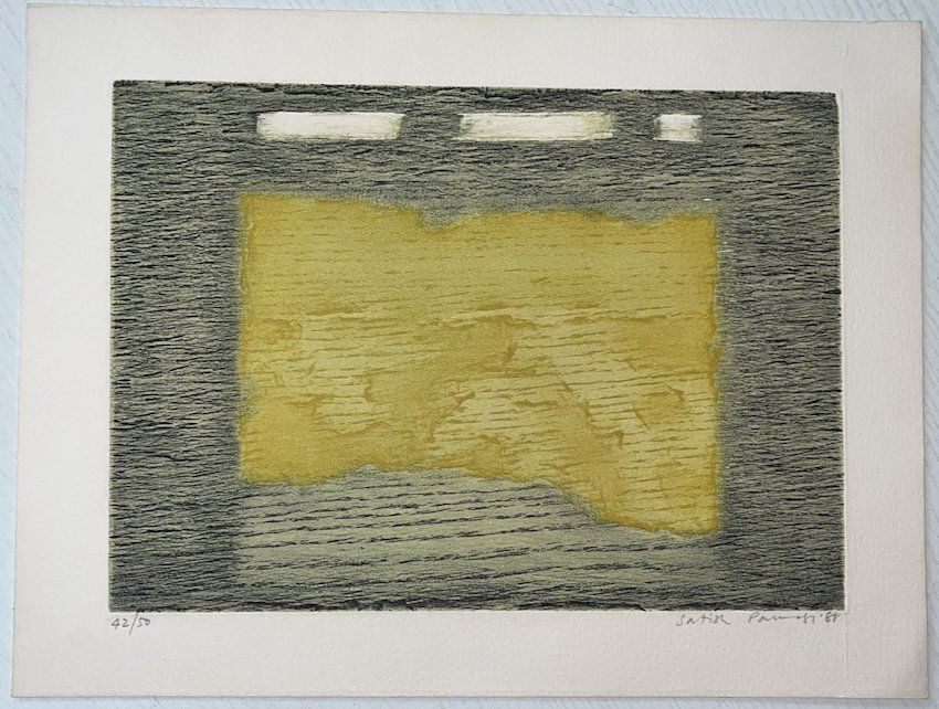 Holzschnitt handsigniert Satish Panchal (ID b4542) (Gebraucht) in Gelterfingen für CHF 40 – mit ...