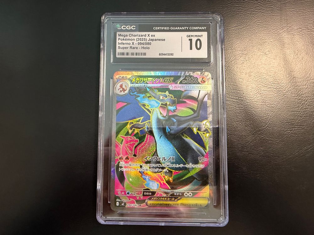 Charizard/Glurak X ex SR 094/080 Gem Mint CGC 10! Inferno X (Neu ...