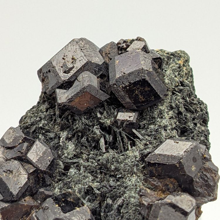 Seltene MELANIT, SCHWARZER GRANAT mit EPIDOT, Mali (Nuovo (secondo la ...