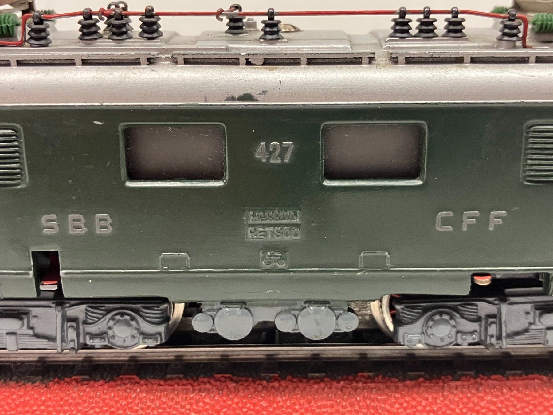 märklin 3014 RET 800: Oldtimer-Lok Re 4/4 SBB 427 - Guss (Gebraucht) in ...