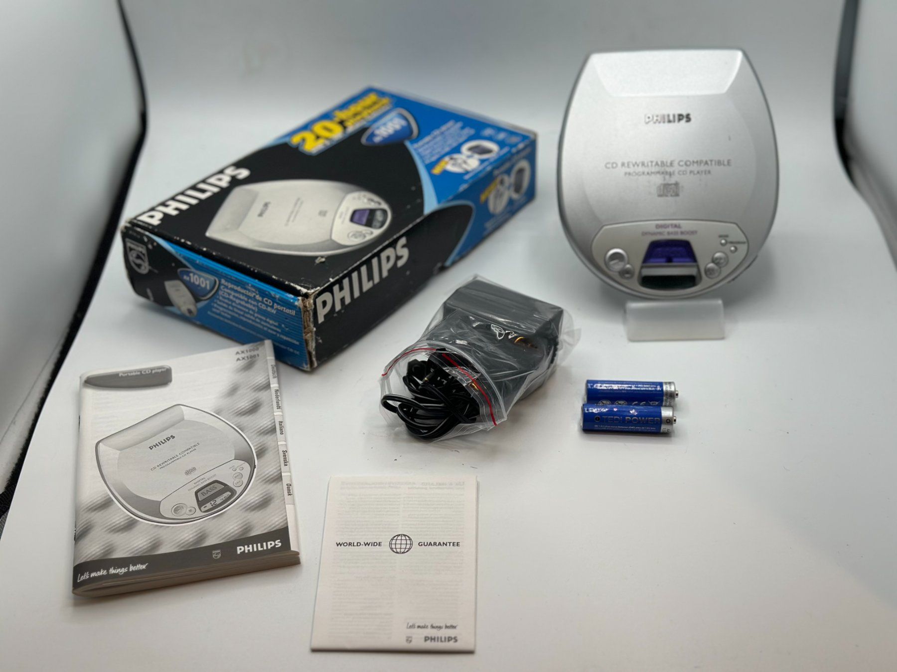 Philips AX1001 Discman Baladeur CD Player Portable+Test OK! (D'occasion ...