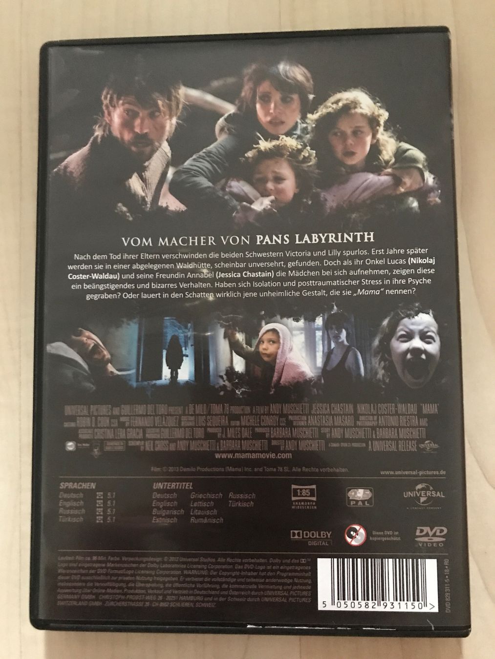 Mama DVD - Horrorfilm mit Jessica Chastain, Top Zustand! (Gebraucht) in ...