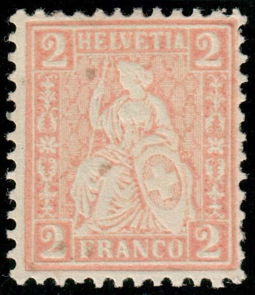 2Rp. Probedruck Sitzende Helvetia | Comprare su Ricardo