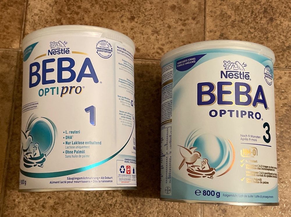 Beba optipro 1 und 3 (2 Dosen) (Gebraucht) in für CHF 18 – mit ...