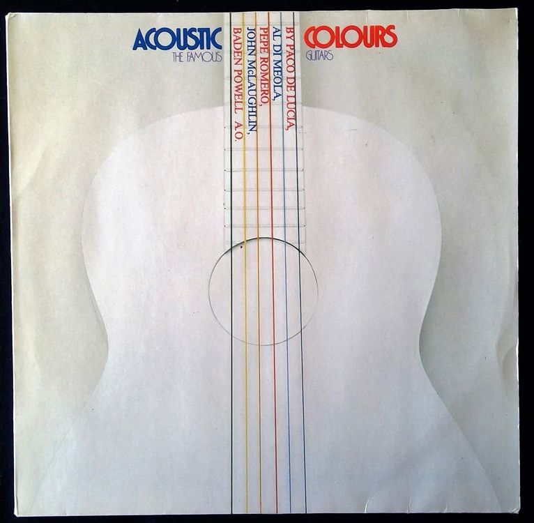 Various – Acoustic Colours (The Famous Guitars) - LP - 1983 (Gebraucht ...