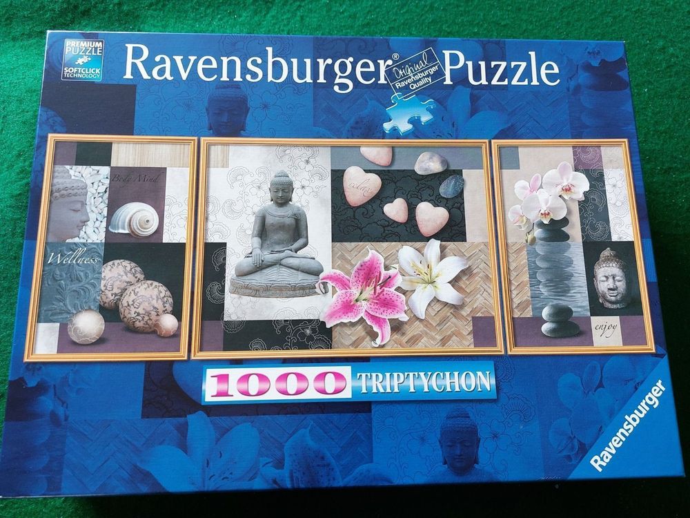 1000 Teile Ravensburger "Triptychon" (Gebraucht) in Igis für CHF 12 – mit Lieferung auf Ricardo ...