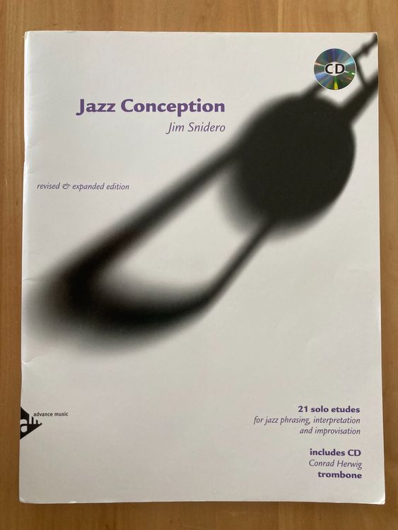 Jazz Conception jim Snidero Trombone 21 solo etudes incl.CD (Gebraucht ...