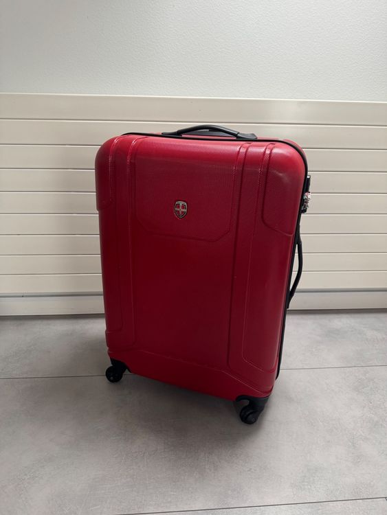 Ellehammer Reisekoffer rot (Gebraucht) in Sirnach für CHF 20 – mit ...