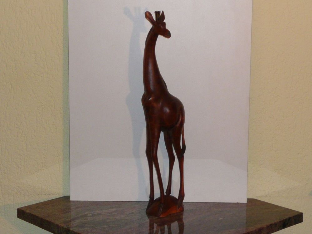 Wunderschöne " Holz Giraffe " | Kaufen auf Ricardo