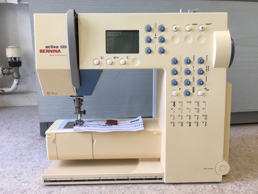 Nähmaschine Bernina activa 135, ab Service, ab Fr. 1.--. (Gebraucht) in ...