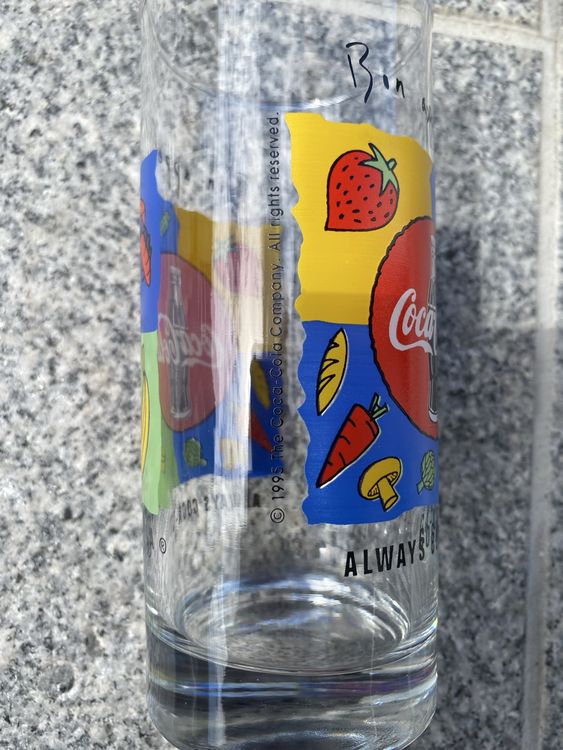 Vintage Coca-Cola Glas, 90er Jahre, Sammlerstück, Top! (Gebraucht) in ...