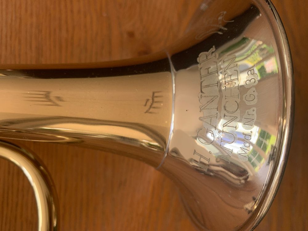 Deutsche C-Trompete der Marke H.Ganter München Mod.Nr. G3a (Gebraucht ...