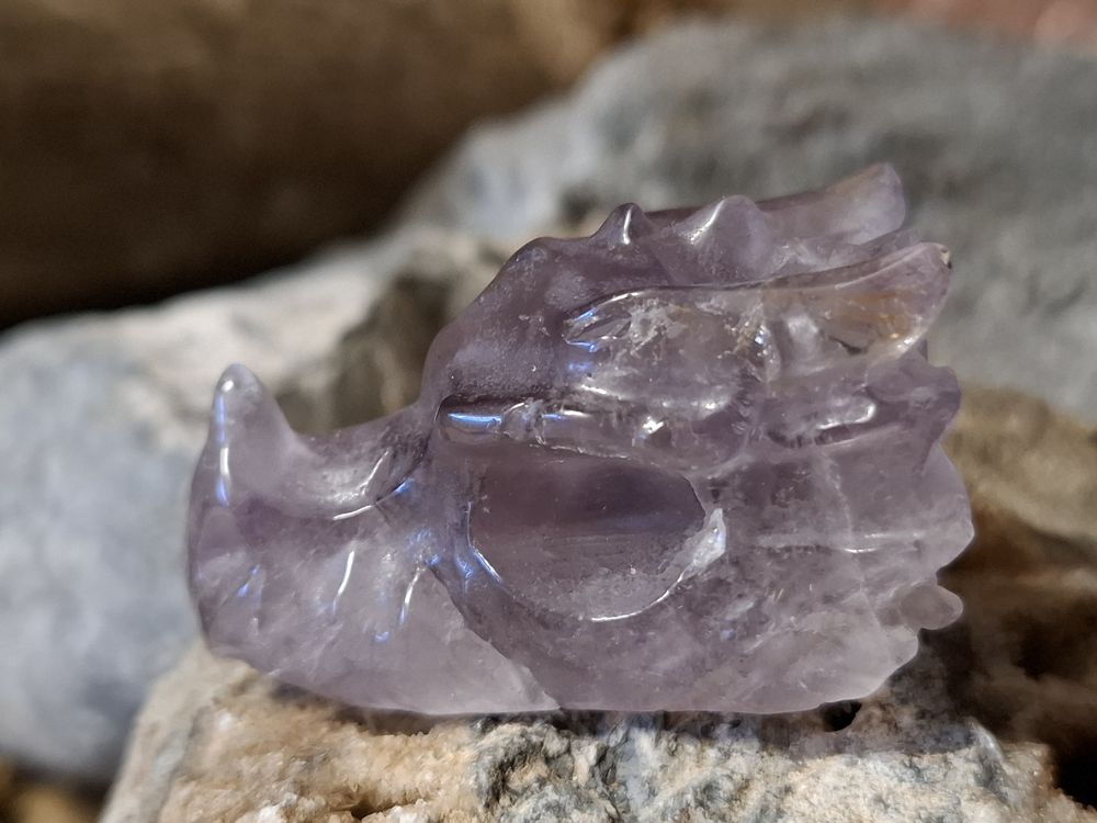 ♡InnenLeben♡Amethyst♡Drachenschädel♡m♡Minim♡Citrin?♡Rar♡ | Kaufen auf ...