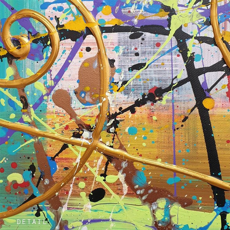 Original Kunst Galerie Gemälde "Shimmer" von Dieu (Neu (gemäss Beschreibung)) in Dresden für CHF ...